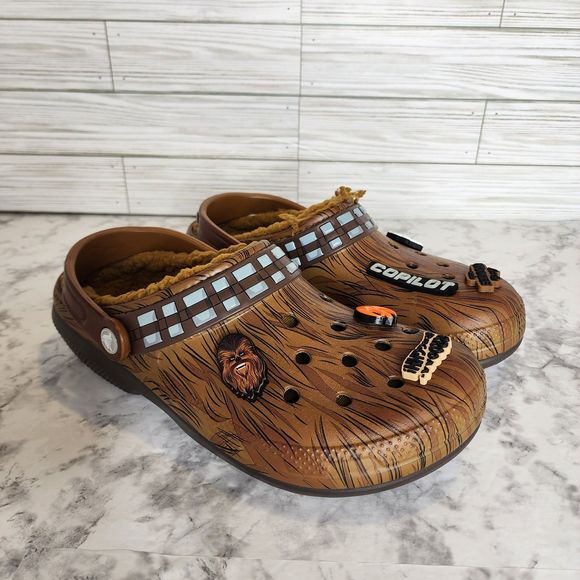 CROCS | Shoes | Crocs X Star Wars Chewbacca Classic Lined Clog Mens 9 ...